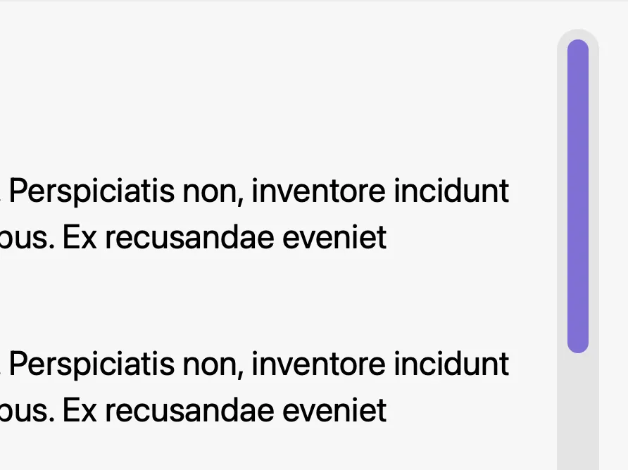 Custom Scroll Bar | Webflow Code Snippit